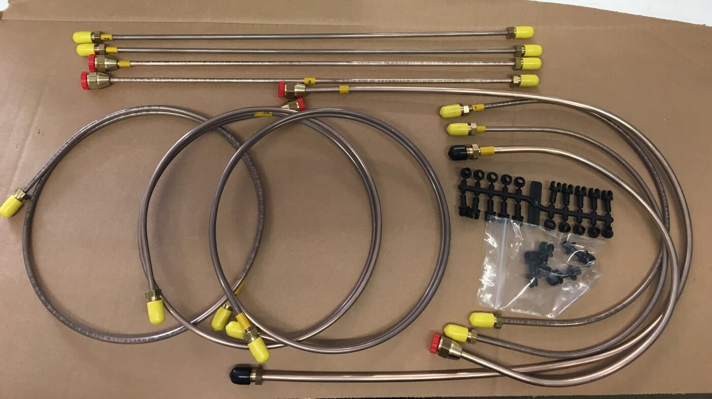 GB1022 Brake Pipe set RILEY RME 1952-55