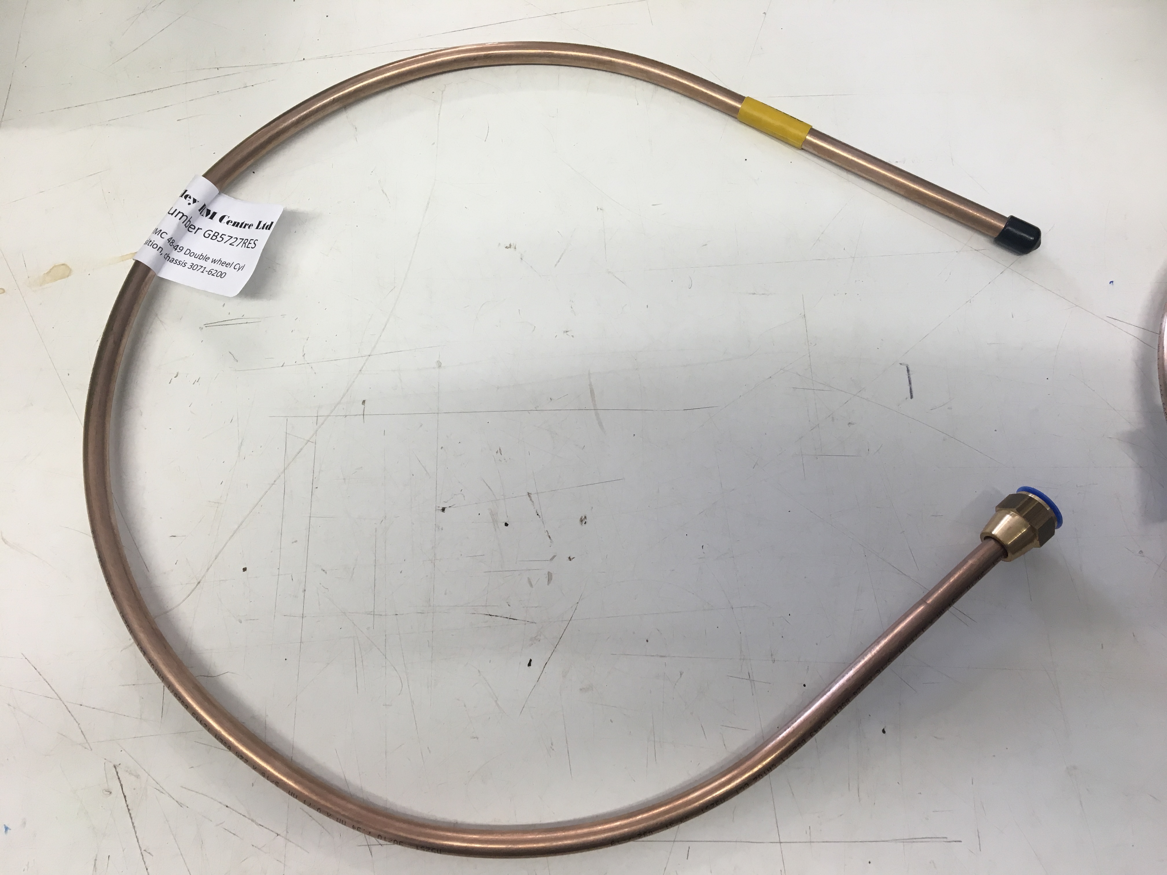 GB5727 RES Brake RES pipe RILEY RMB/RMC 48-49 Double wheel Cyl 12 ...