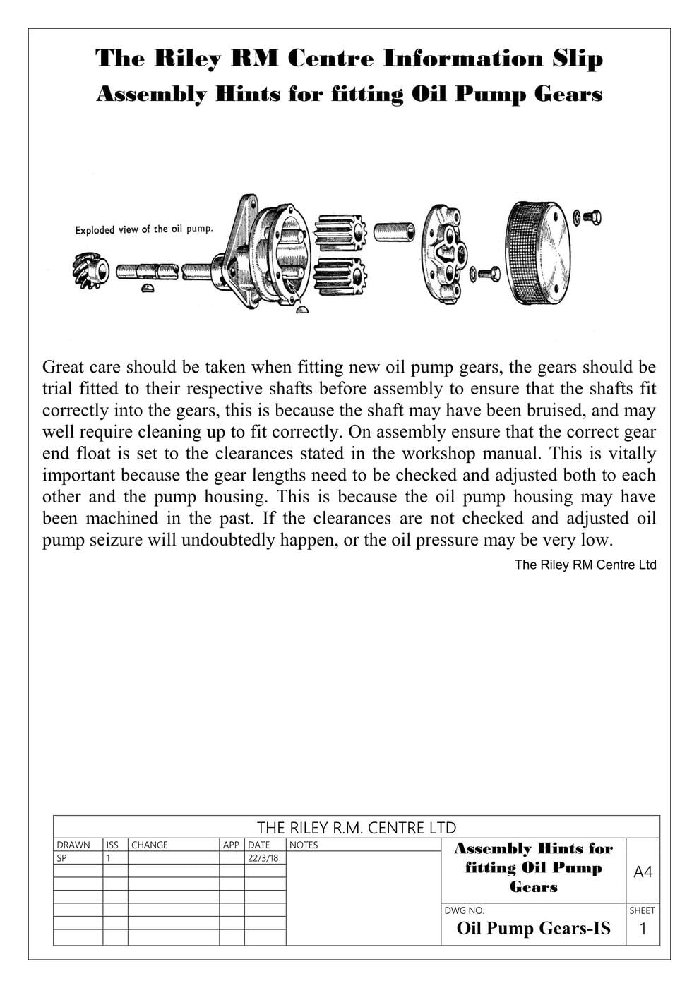AAA5.8-9 RMF Early RMH Oil Pump Gears (info)